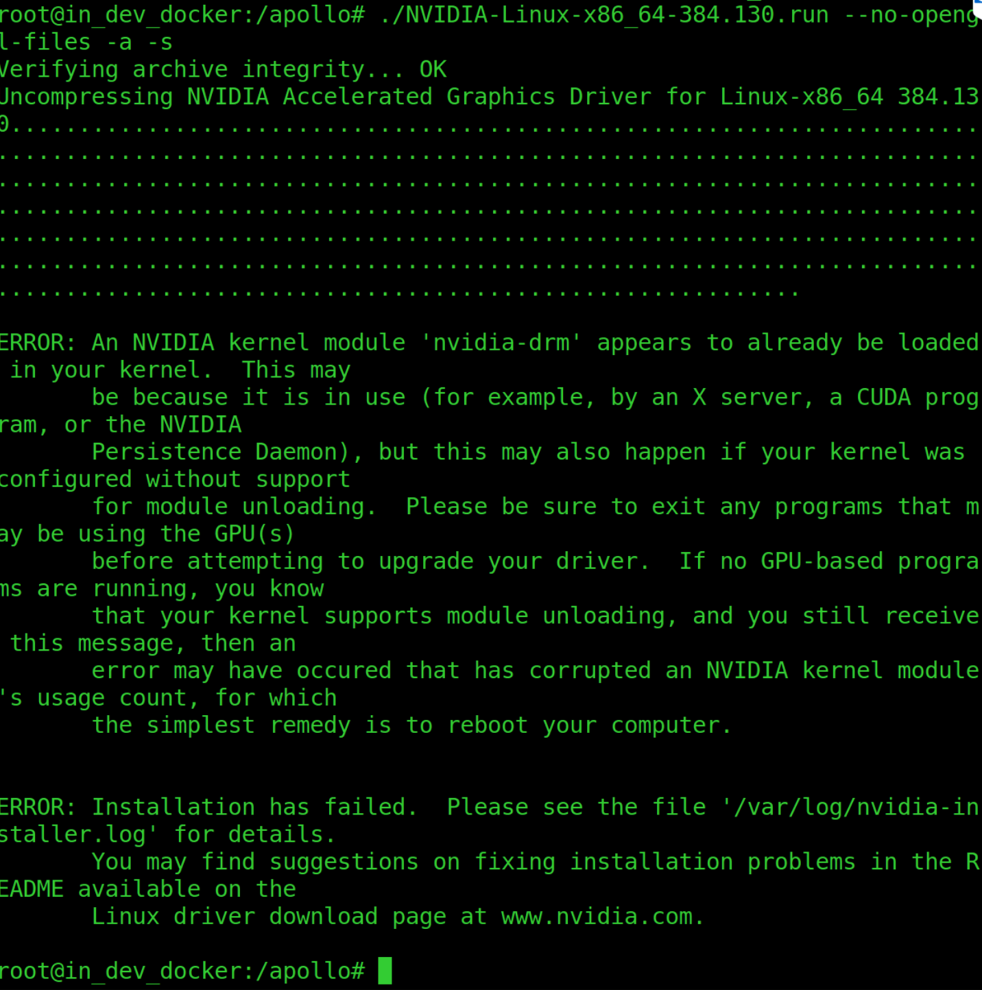 Problem About How To Run Perception Module On Your Local Computer · Issue 7339 · Apolloauto