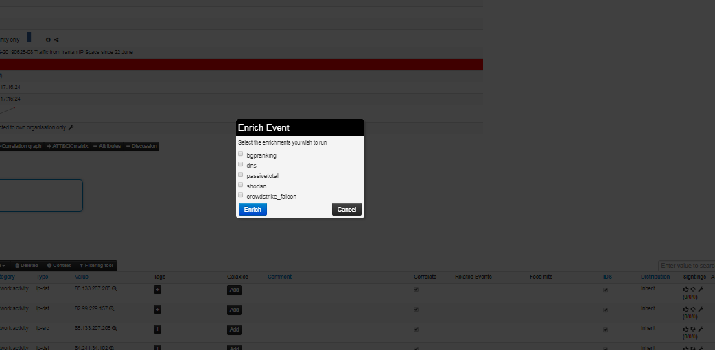 Enrichments · Issue #4794 · MISP/MISP · GitHub