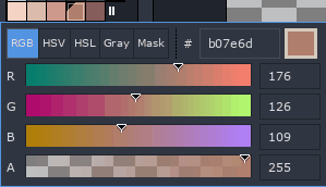[BUG] HSV/HSL Color slider values randomly go down by 1 when changing ...