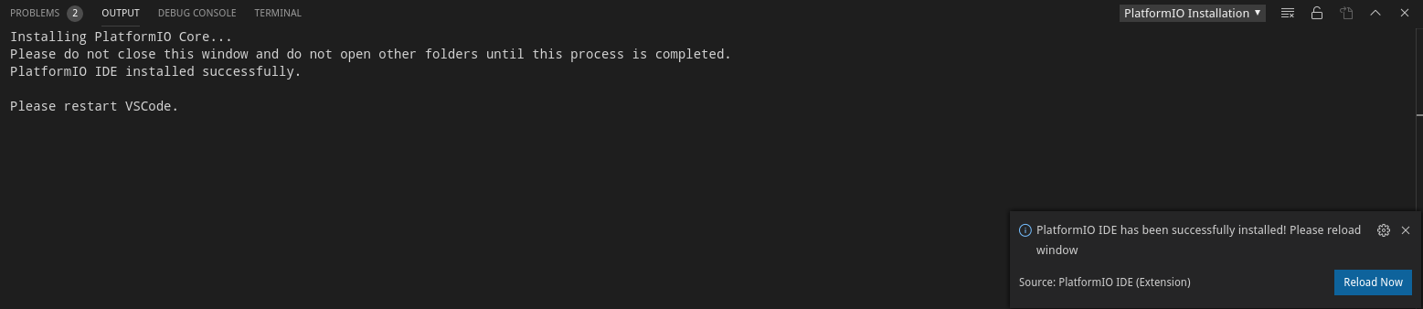 PlatformIO plugin for VSCode reinstalls after every startup · Issue #1109 · platformio ...
