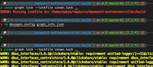 `conan Graph Lock` Only Works With Current Directory As Path · Issue