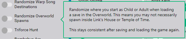 randomize starting locations · Issue #718 · HarbourMasters/Shipwright · GitHub