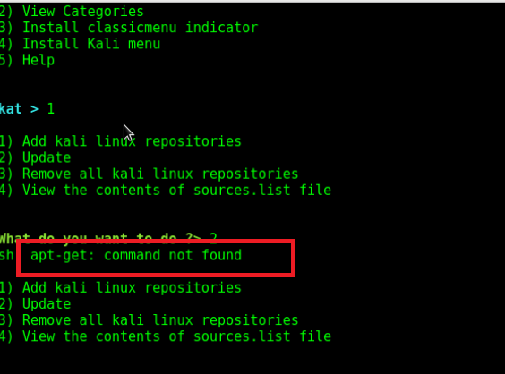 Can't run katoolin in CentOS 7 · Issue #151 · LionSec/katoolin · GitHub