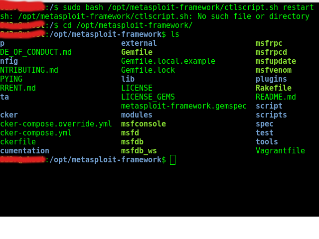 Can't Run msfdb or msfupdate · Issue #10495 · rapid7/metasploit-framework · GitHub