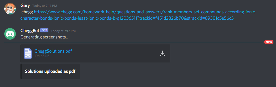 GitHub - GaryOu101/Discord-Chegg-Bot: This is a discord bot I worked on as a side project. The ...
