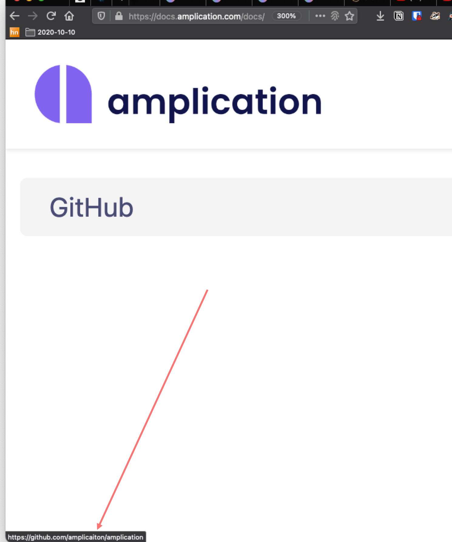 Docs: Typo in link to Github · Issue #806 · amplication/amplication · GitHub