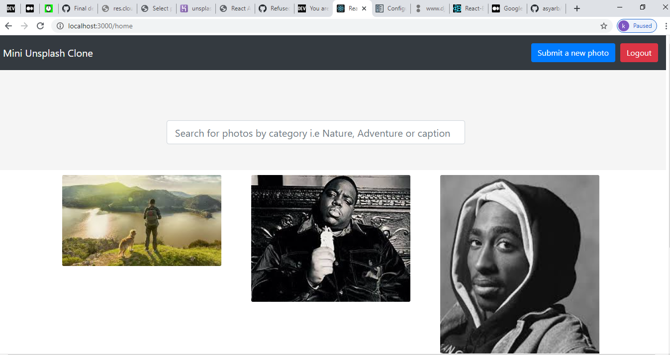 GitHub - cocofemi/Mini-Unsplash-Clone