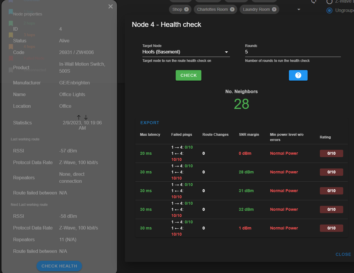Health Checks And Corrective Actions · Issue 2955 · Zwave Jszwave Js Ui · Github