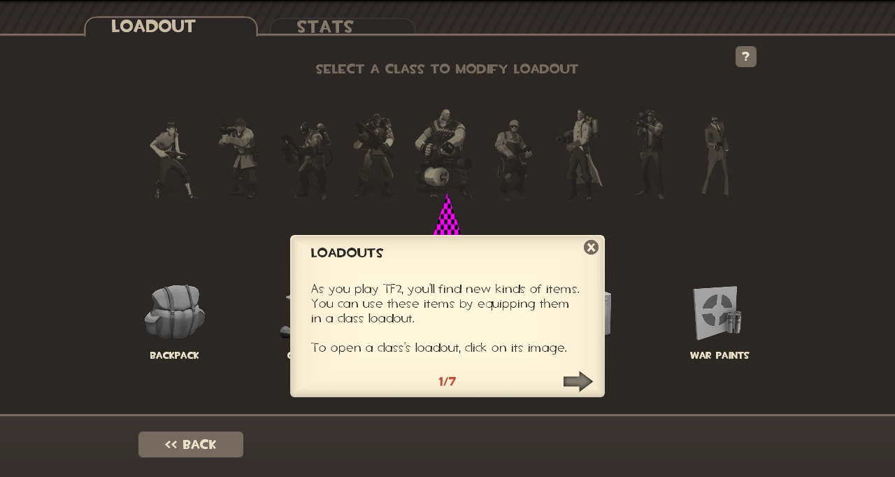[TF2] Missing texture in the backpack menu when exiting a server · Issue #4235 · ValveSoftware ...