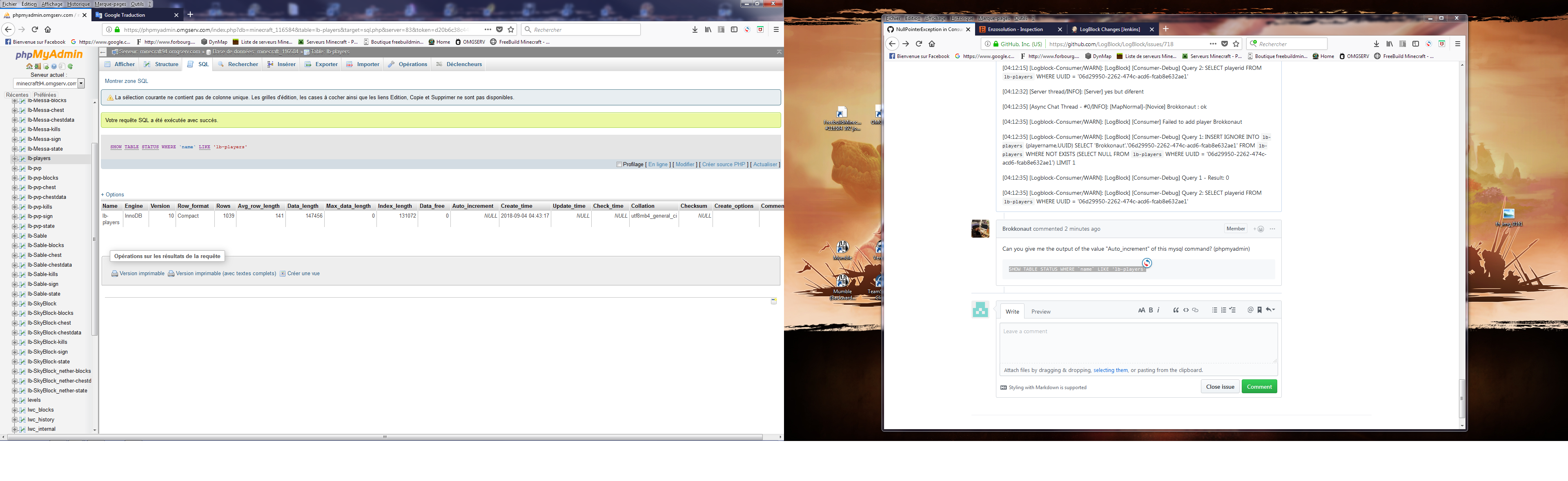 NullPointerException in Consumer · Issue #718 · LogBlock/LogBlock · GitHub