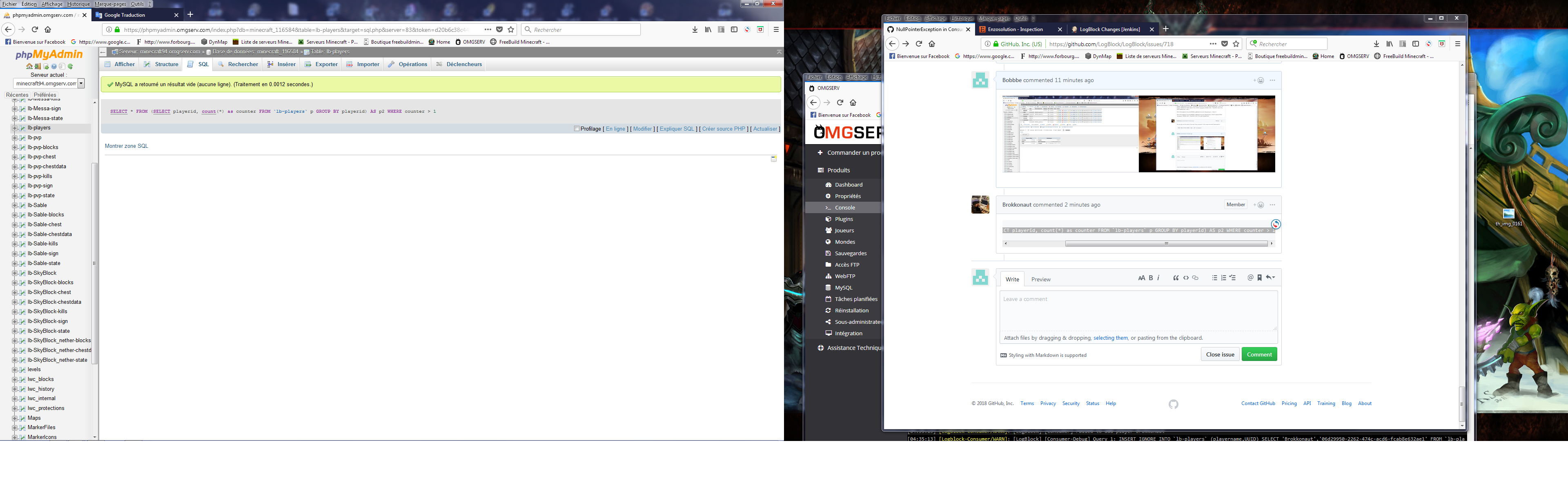 NullPointerException in Consumer · Issue #718 · LogBlock/LogBlock · GitHub