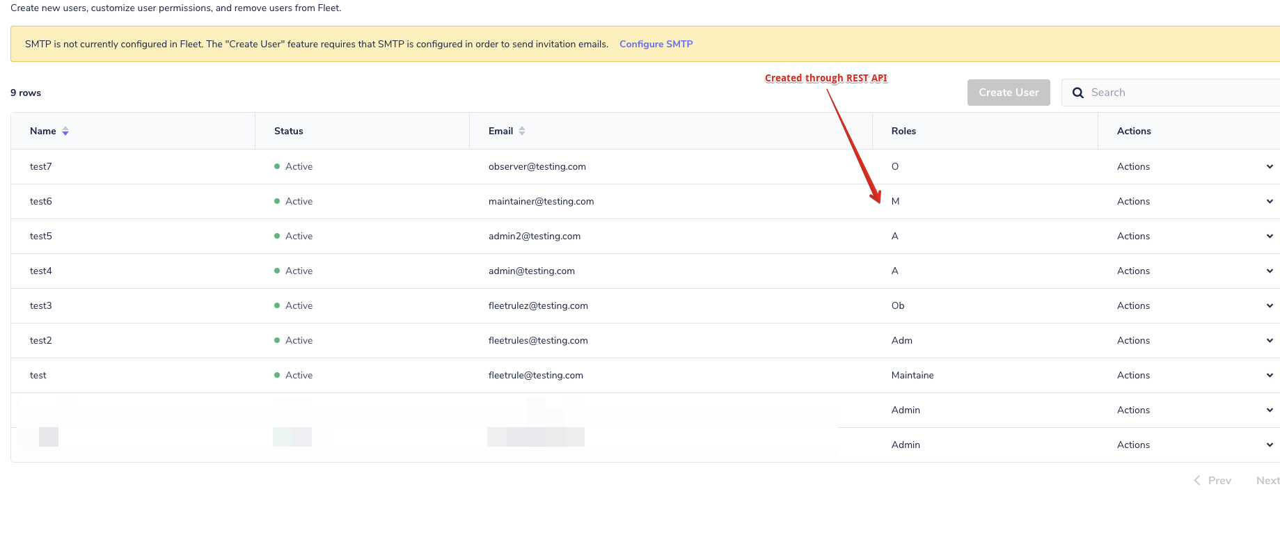 Bug in Roles when creating user via REST API · Issue #1292 · fleetdm/fleet · GitHub