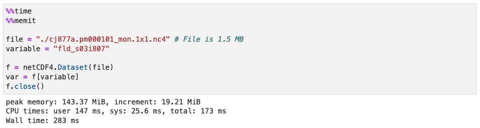 Unexpectedly high memory usage opening netCDF4 file with many variables · Issue #1235 · Unidata ...