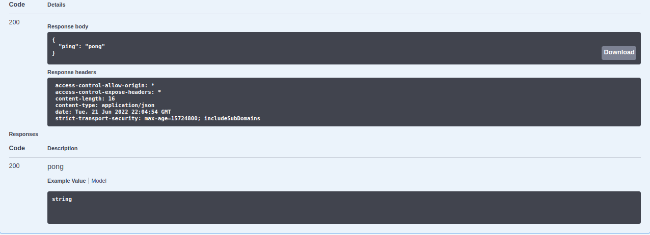 swagger: `ping` endpoint response is an object/map not a string · Issue #168 ...