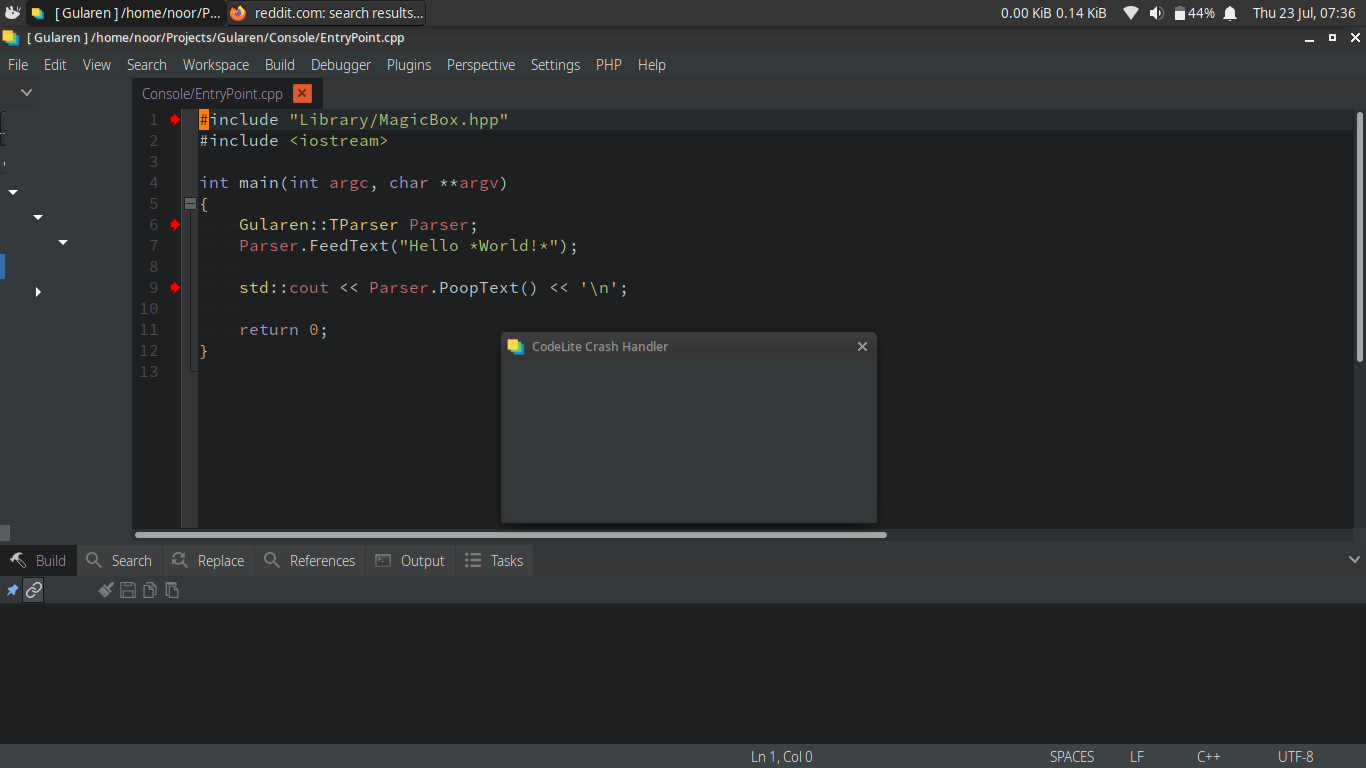 Blank After Closing Opened File · Issue 2552 · Eranif Codelite · Github