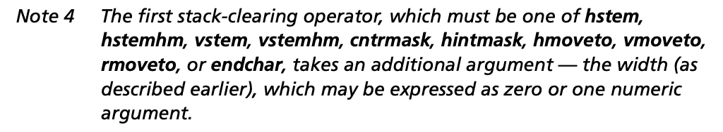 ttx CFF table CharString hstem parameters · Issue #1972 · fonttools/fonttools · GitHub