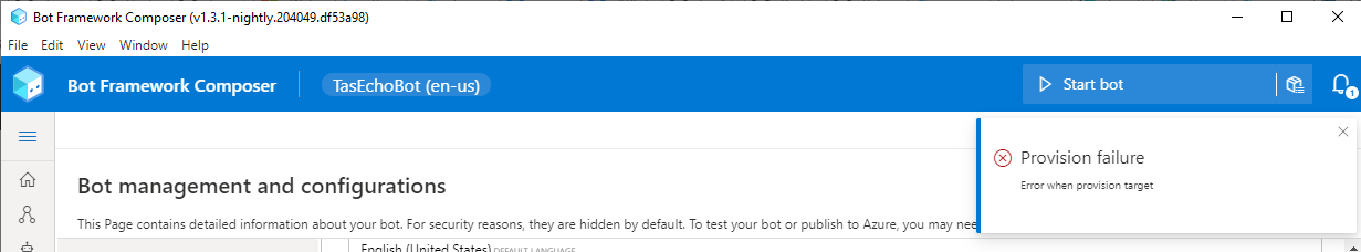 Problem publishing · Issue #5467 · microsoft/BotFramework-Composer · GitHub