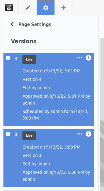 Scheduled publishing results in more than one version marked as approved (live) · Issue #10911 ...
