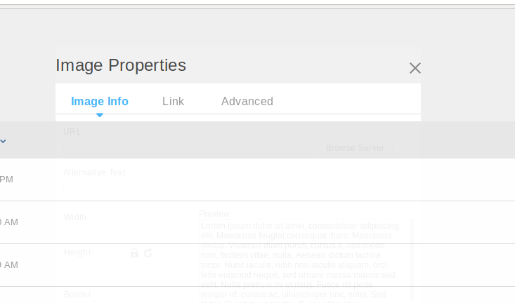 8.5.2RC1 - Image block modal partly shows on top of file picker modal ...
