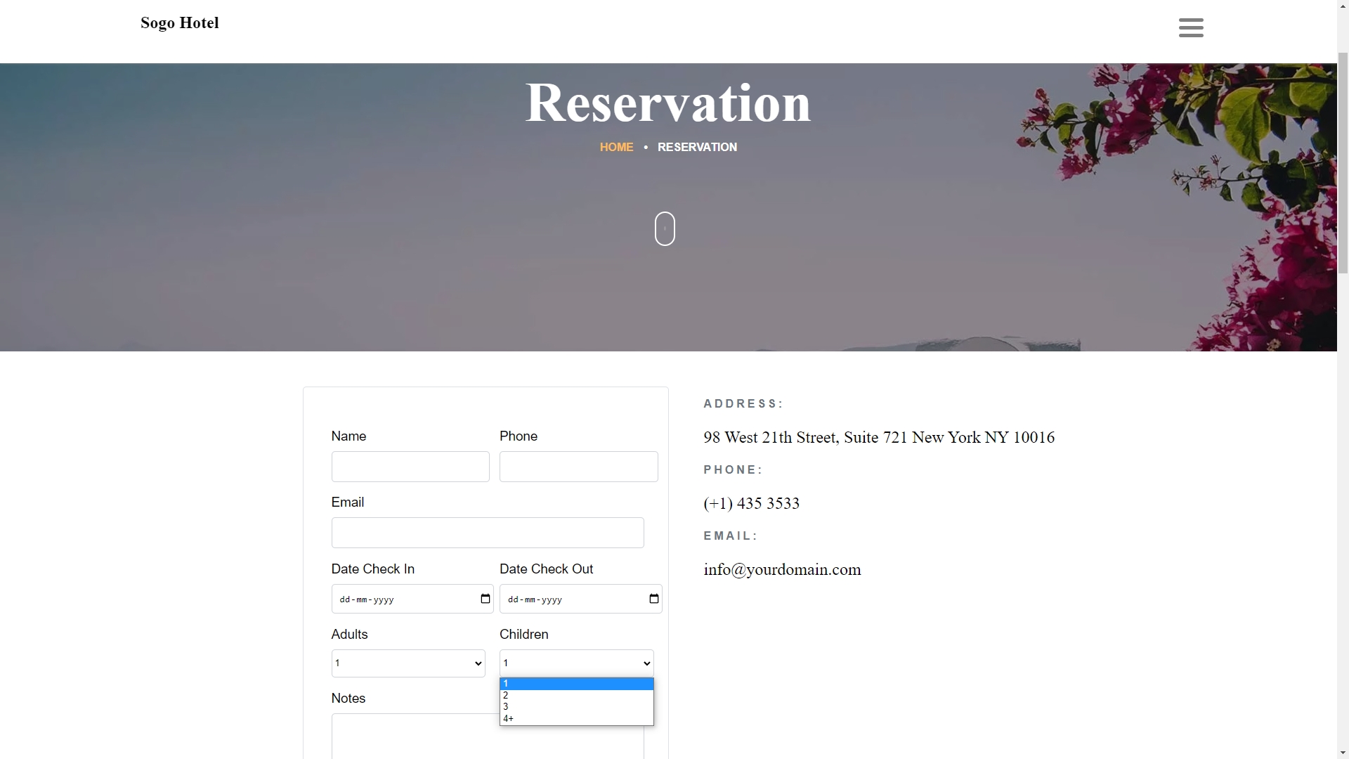 GitHub - ofrajsingh/Sogo-Hotel: A Hotel Website