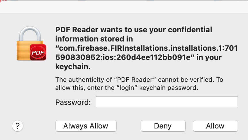 Mac Apps Upgraded From Fabric To Firebasecashkit But A Problem Accessing A Private Folder In