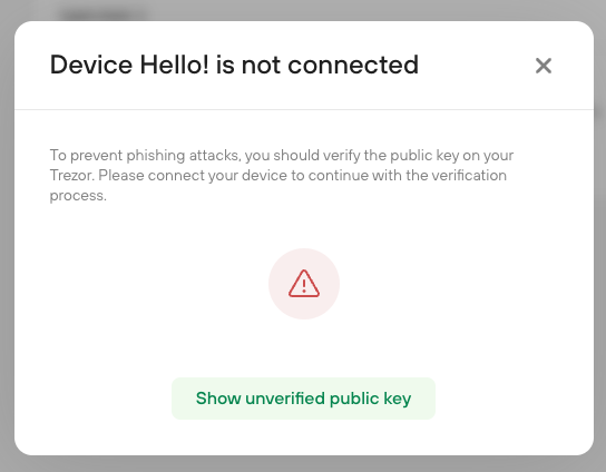 Account XPUB Disconnected to Connected Trezor fix · Issue #8637 · trezor/trezor-suite · GitHub