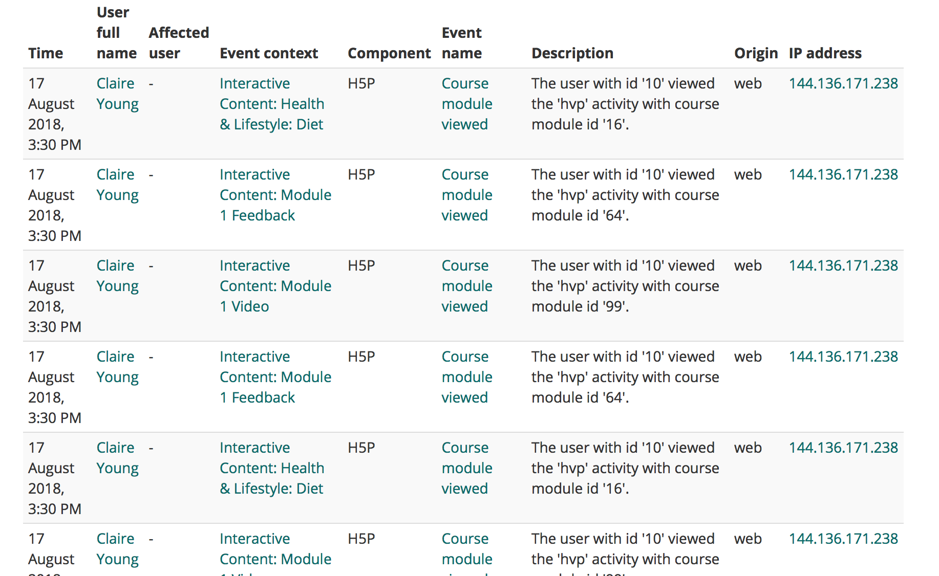 Log entries? · Issue #75 · gjbarnard/moodle-format_grid · GitHub