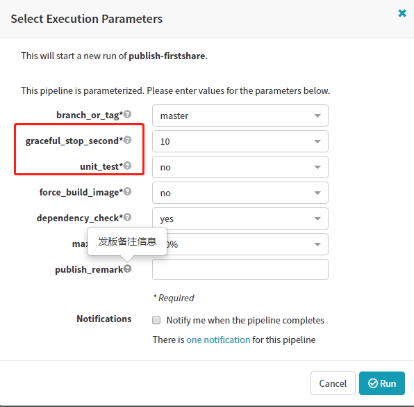Execution Parameters does not display label · Issue #4890 · spinnaker/spinnaker · GitHub