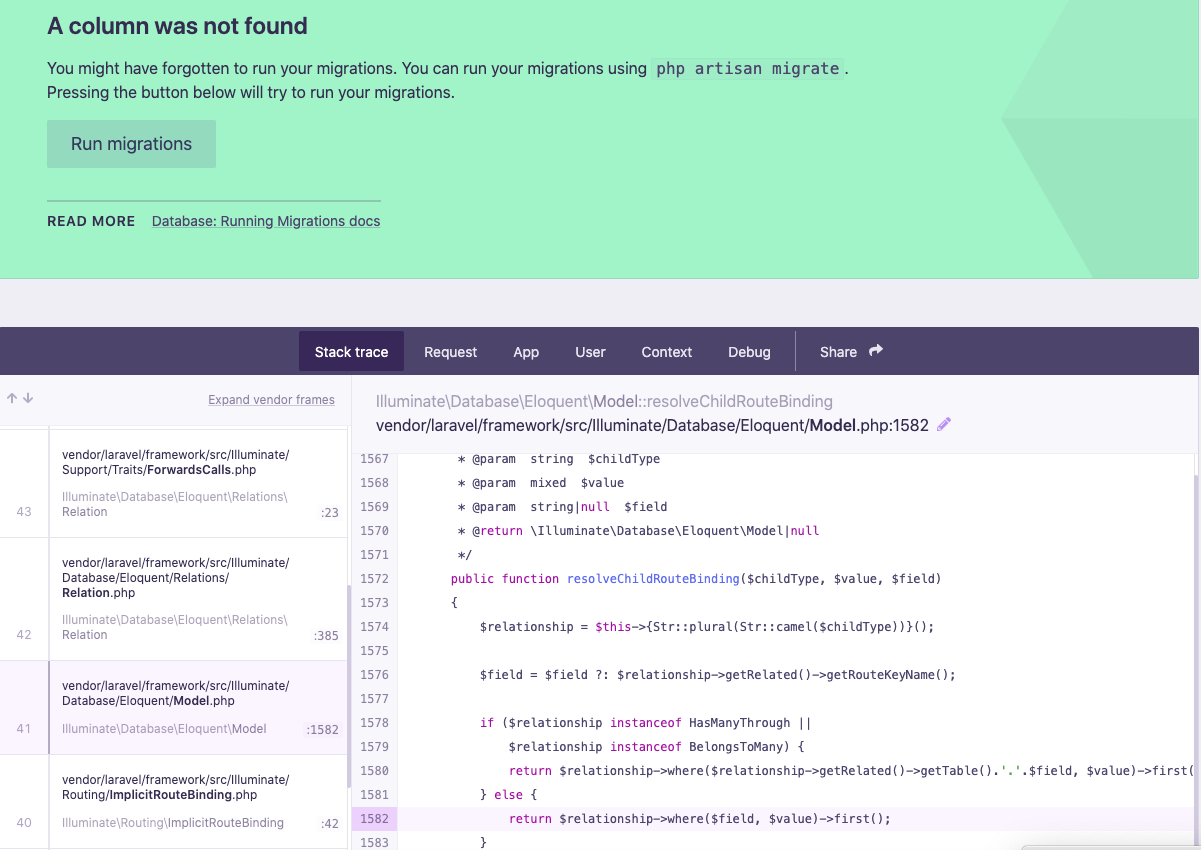 Route with Custom Key and Scoping ignoring Eloquent Model's ...