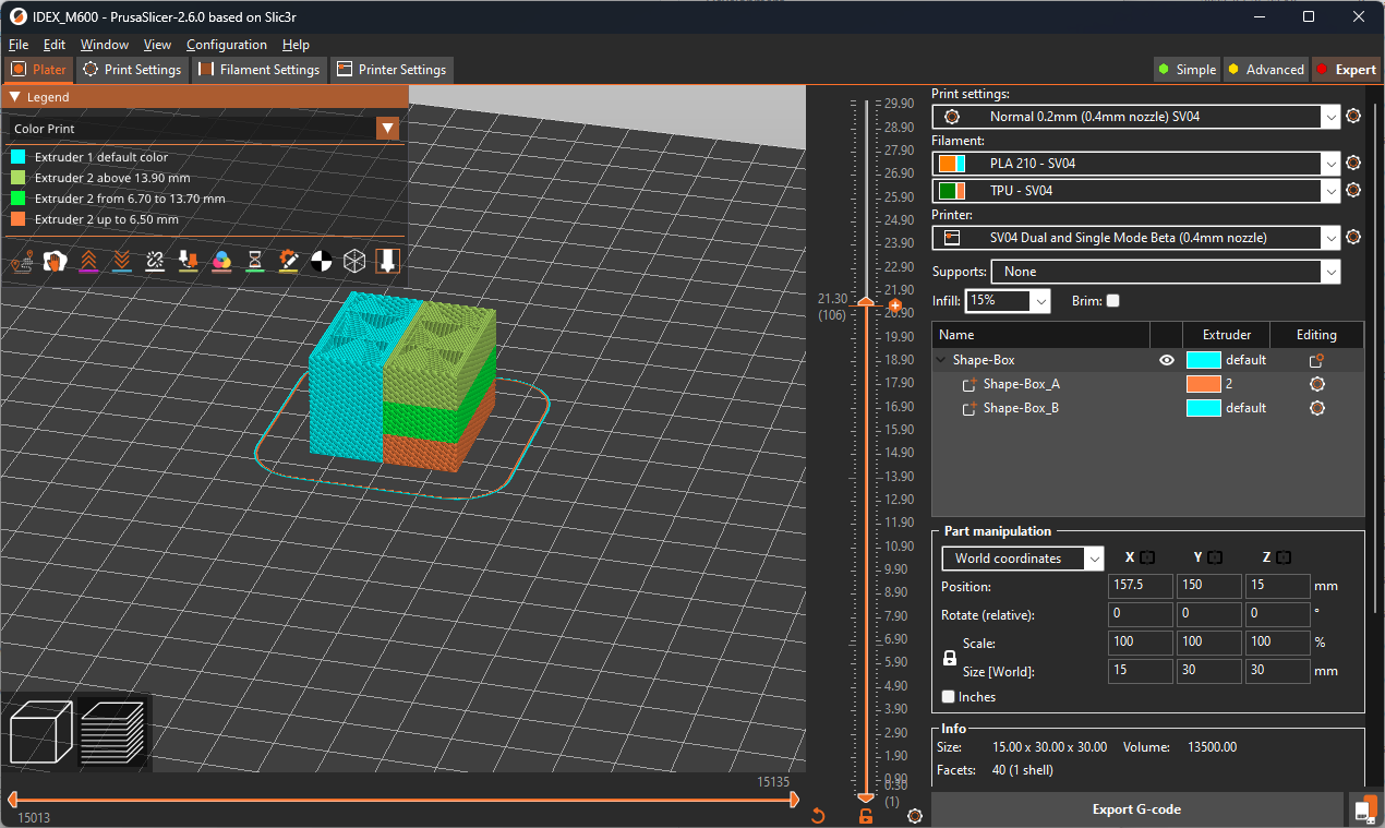 Color change on IDEX printer - Both UI and GCODE bug · Issue #11046 · prusa3d/PrusaSlicer · GitHub