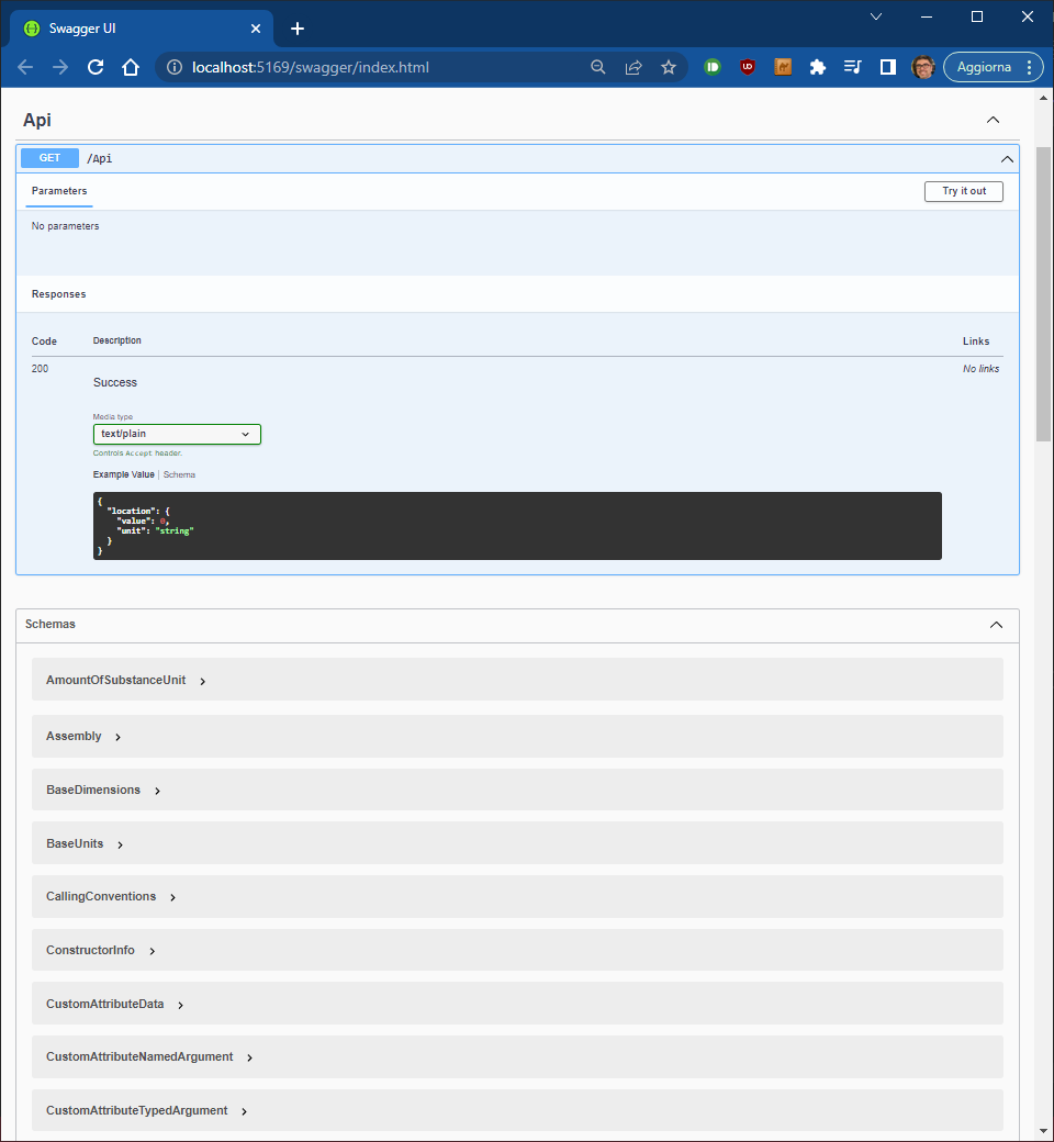 Swagger schema reports all unit properties and not UnitValue ones · Issue #1256 · angularsen ...