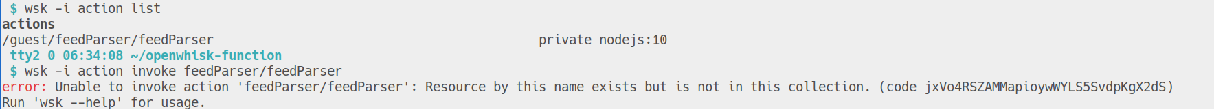Can't invoke actions since May 22 · Issue #5248 · apache/openwhisk · GitHub