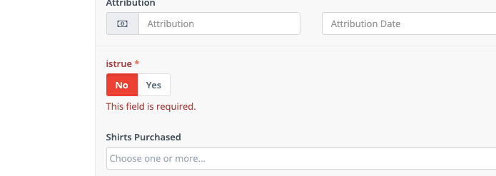 Boolean Required Field Cannot Be Set To No Via Ui · Issue 10606 · Mauticmautic · Github