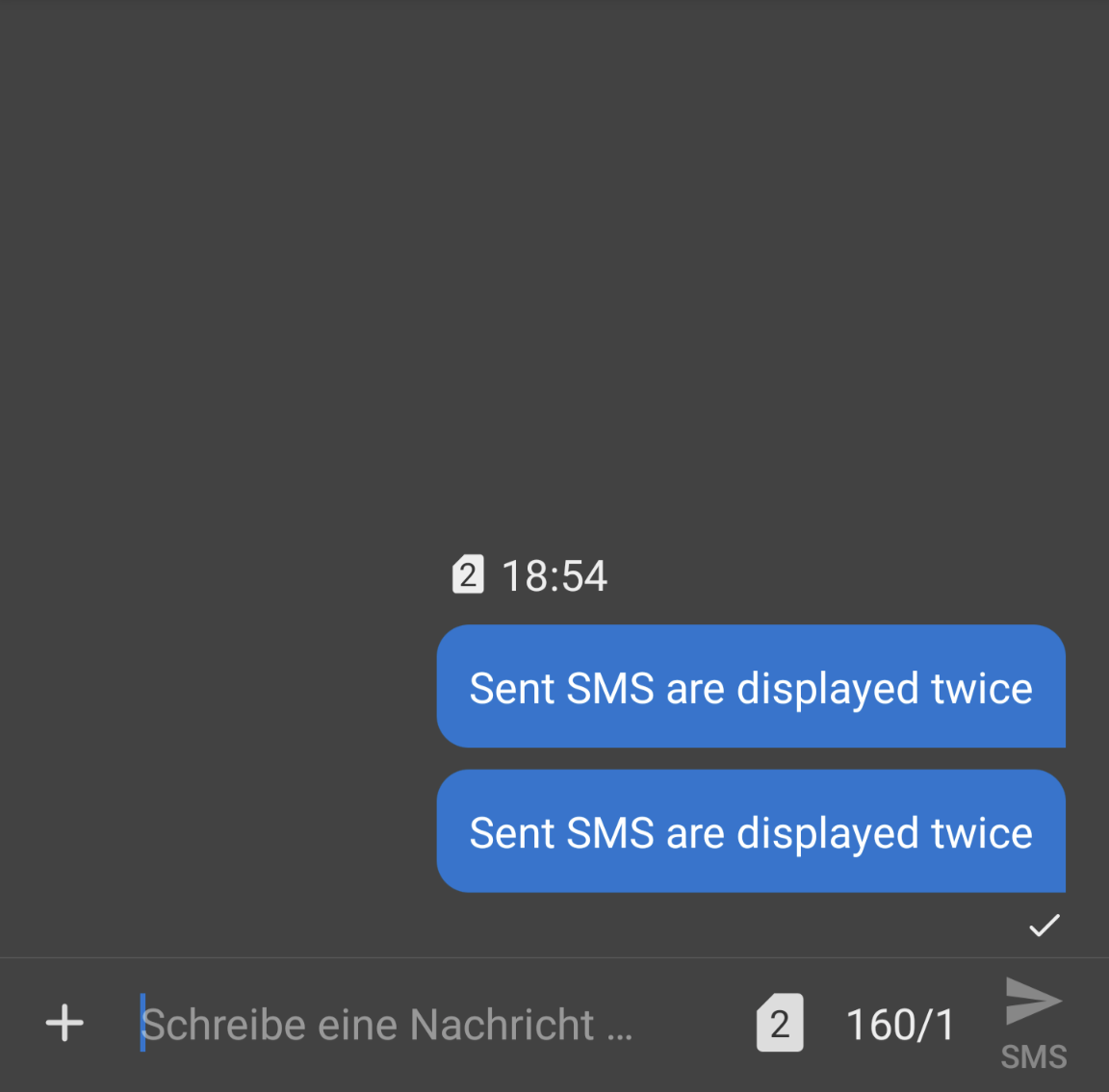 Sent SMS are displayed twice · Issue #368 · SimpleMobileTools/Simple-SMS-Messenger · GitHub