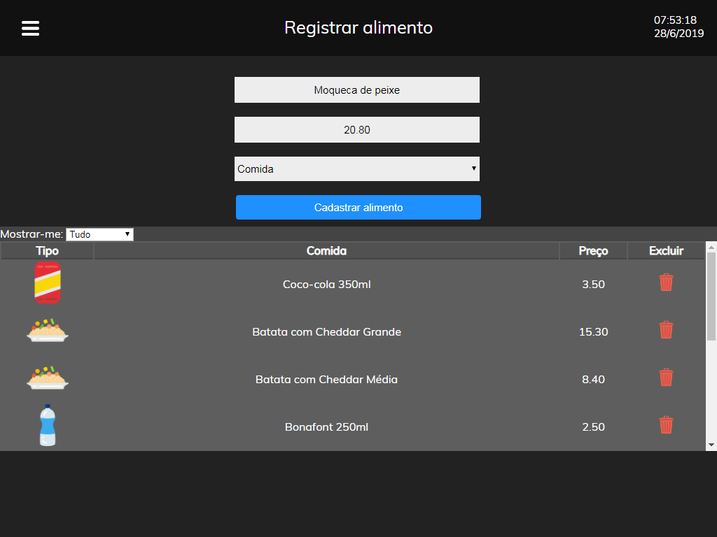 GitHub - lucasmartinslima/Sistema-restaurante-crud-JS: Um sistema que registra/exclui alimentos ...