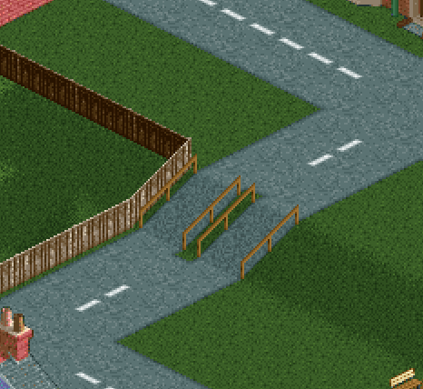 Replace RCT2 road footpath with no slope railings version · Issue #252 · OpenRCT2/objects · GitHub