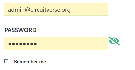 Show password seemed off in login page · Issue #1253 · CircuitVerse/CircuitVerse · GitHub