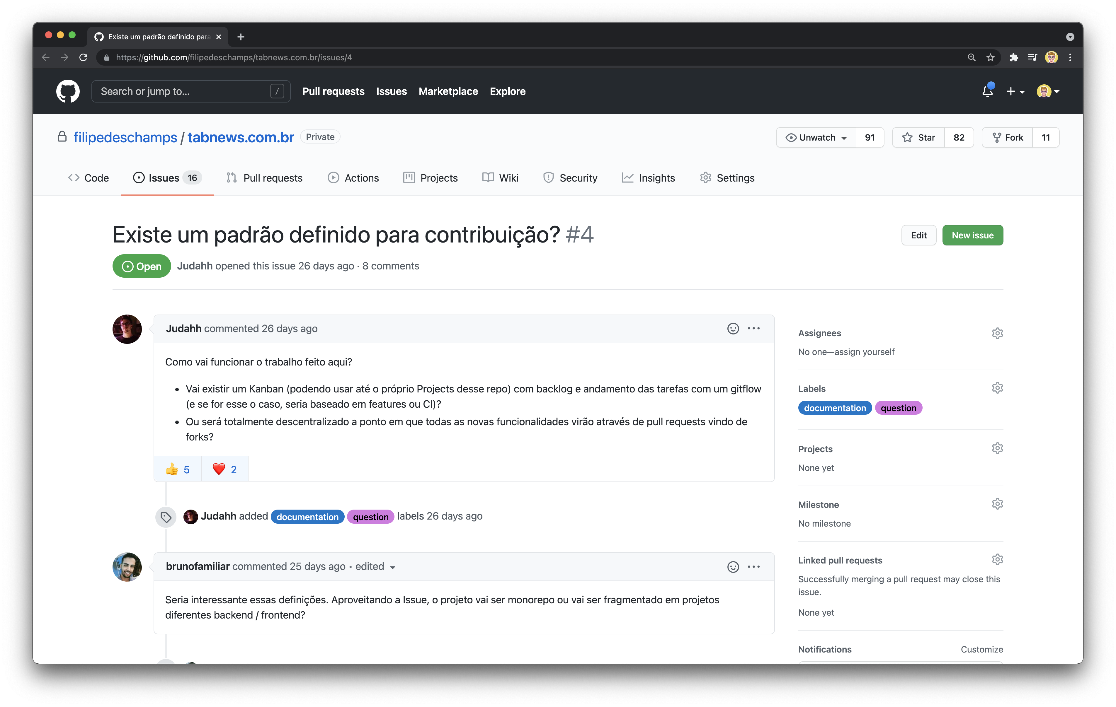 018. WOW · filipedeschamps/tabnews.com.br Wiki · GitHub