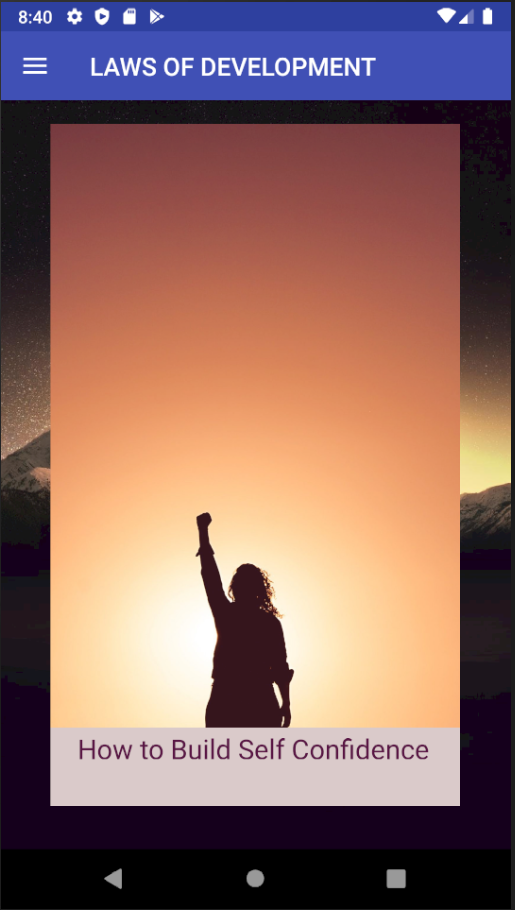 GitHub - DiaaAli707/Laws-of-Development: Android application that ...