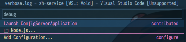 Debug options are duplicated when open a multiple project workspace for ...