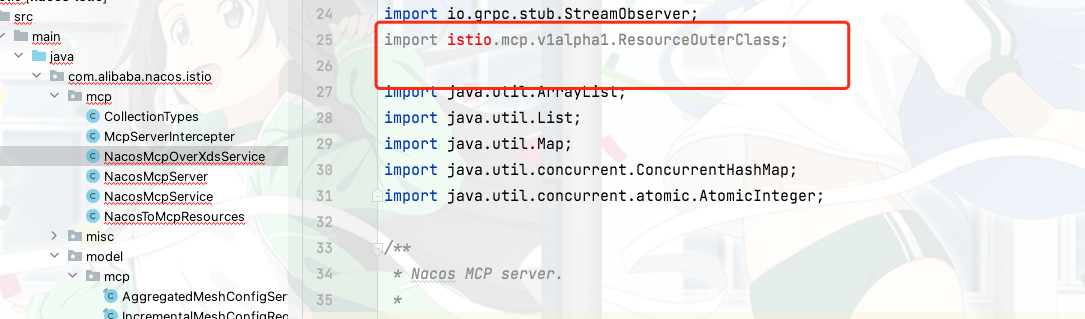 The source code nacos-istio module failed to compile · Issue #7122 · alibaba/nacos · GitHub