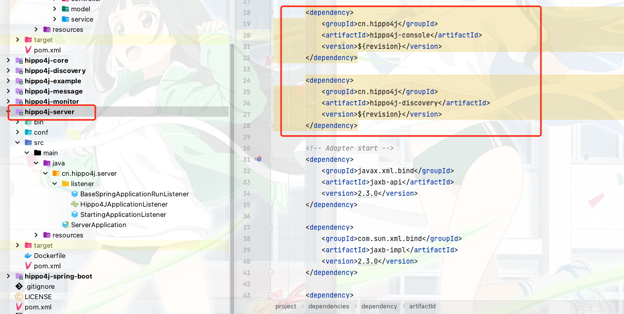 remove redundant dependencies · Issue #712 · opengoofy/hippo4j · GitHub