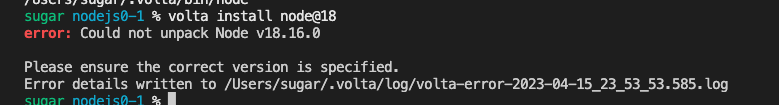 Volta 1.1.1 Mac M1 not able to download node · Issue #1459 · volta-cli/volta · GitHub