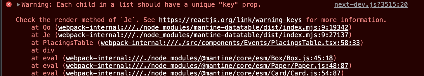 Console error on key prop · Issue #204 · icflorescu/mantine-datatable · GitHub