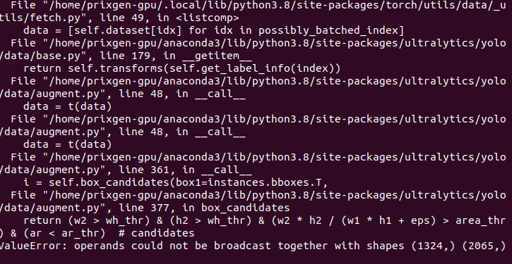 Error while training yolov8 · Issue #325 · ultralytics/ultralytics · GitHub