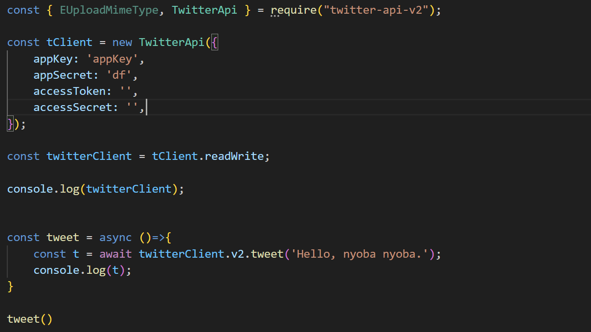 Your client app is not configured with the appropriate oauth1 app permissions for this endpoint ...