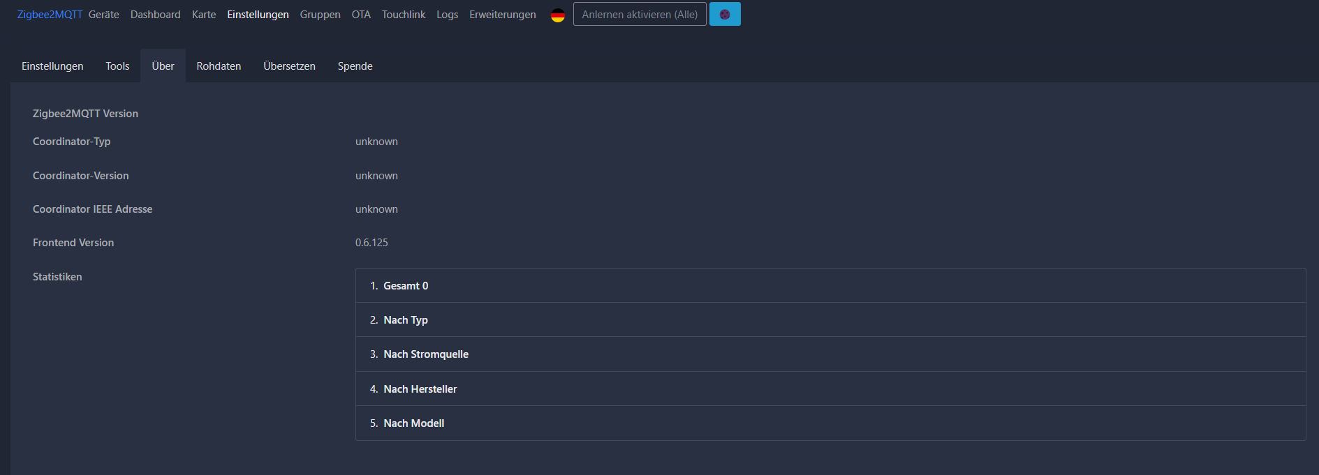 Frontend Interface zeigt auf einmal keine Geräte mehr an. · Issue #17262 · Koenkk/zigbee2mqtt ...