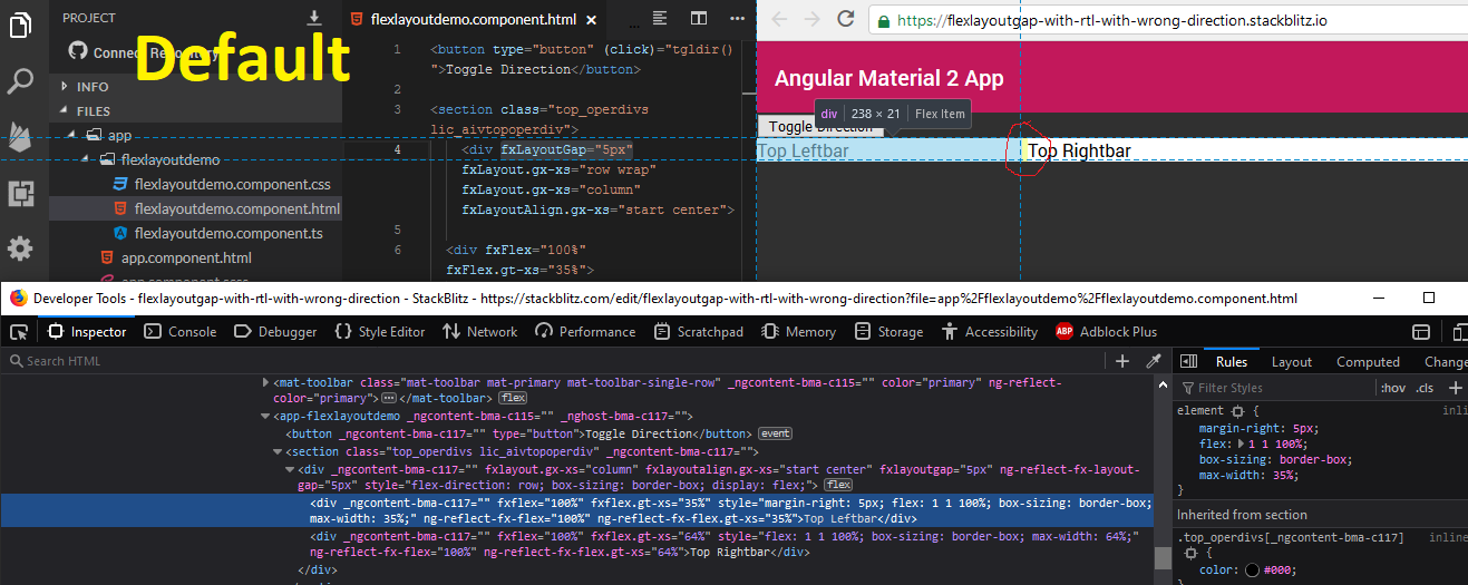 Directionality service to monitor dynamic changes to the 'dir' attribute at the top-level ...
