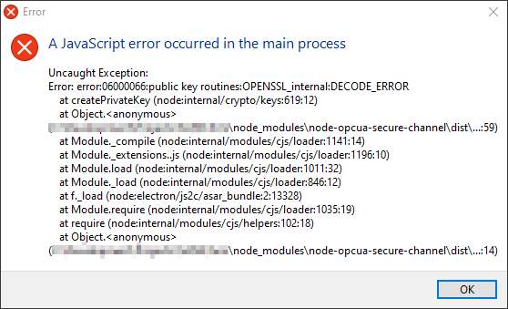 Creating a simple server crashes in an electron app · Issue #1238 · node-opcua/node-opcua · GitHub